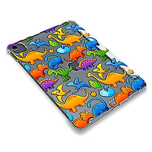 Funny Cute Dino Kid Dinosaur case Compatible with iPad Mini Air Pro 7.9 8.3 9.7 10.2 10.9 11 12.9 inch Pattern Cover New 2022 2021 Trifold Stand 3 4 5 6 7 8 9 Generation 503 (9.7" 5/6 gen)