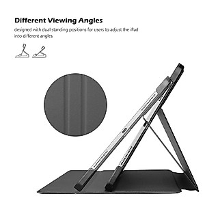 ProCase iPad Pro 11 Inch Case 2022 2021 2020 2018, Slim Stand Protective Folio Case Smart Cover for iPad Pro 11" 4th 3rd 2nd 1st Gen - Black