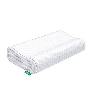 UTTU Sandwich Pillow Queen Size, Orthopedic Pillow for Neck Pain Relief, Cervical Pillow for Back Pain, Neck Support for Side Sleepers, Adjustable Memory Foam Pillow, CertiPUR-US