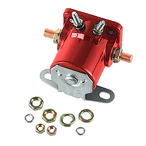 MIDIYA New Ford Hot Rod Starter Relay Solenoid 12V Heavy Duty SW3 Fits Most Ford 1956-up and Replaces B-6A-11450A,C6AF,C7AF,C3912, C9AF,D2AF11450AA 50-430