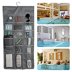 Extra-Large Bra Organizers Hanging Bra holder Bra Hanger Especially suitable for sports bra, training bra, underwear,panty,lingerie,baby clothes, bedroom storage,school dormitory storage(Gray, 1PCS )