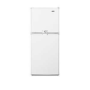 Summit Appliance FF711ESLLF2 Two-door Refrigerator-Freezer in White with Combination Lock to Secure Both Doors, Frost-free Defrost, Adjustable Thermostat, Adjustable Shelves, Door Storage