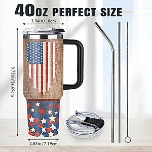 HYMONA Christian Gifts For Men - Faith Over Fear 40oz Stainless Steel Coffee Travel Mug For Men, Religious Faith Based Gifts For Christians Huaband Dad, Birthday Fathers Day Inspirational Gift Tumbler