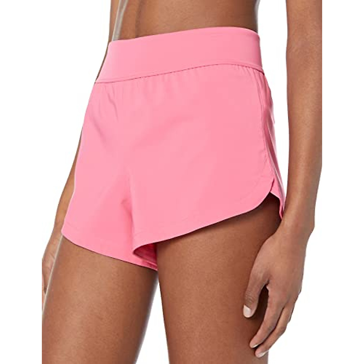 Amazon Essentials Women's Swim Short, Hot Pink, Medium