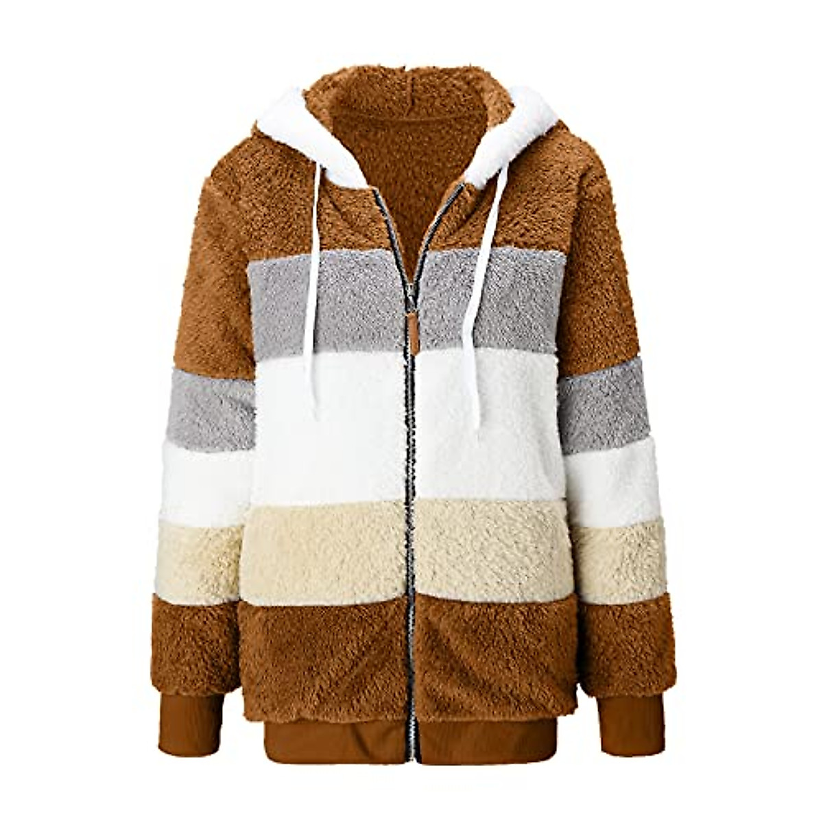 Mens rain Jacket Lightweight Fleece Jacket with Hood Women Corduroy Hooded Colorblock Long Sleeve Jacket raw Hem Coat Outwear high Collar Sweatshirt Women Womens Half Zip Sweatshirt Tunic Tops to