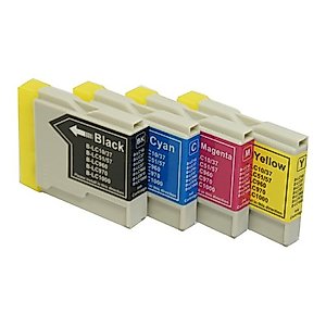 ReInkMe 4 Pack Compatible LC51 Ink Cartridges for Brother MFC-440CN 5860CN