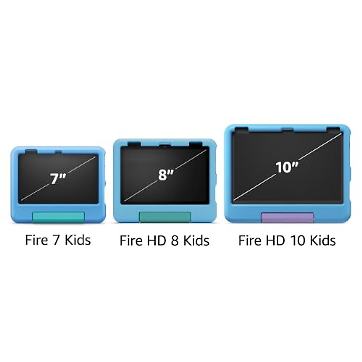 Amazon Fire 7 Kids tablet (newest model) ages 3-7. Top-selling 7" kids tablet on Amazon. Includes ad-free and exclusive content, easy parental controls, 10-hr battery, 16 GB, Red