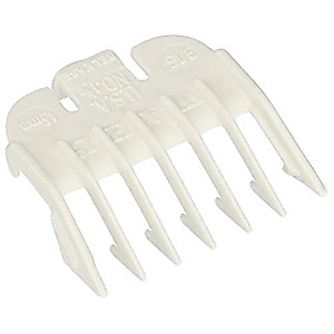 Wahl Professional Color Coded Comb Attachment #3139-101 - White #11/2 - 3/16" (4.5mm) - Great for Professional Stylists and Barbers