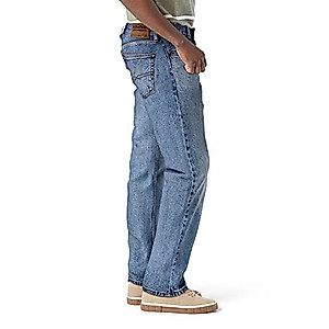 Levi Strauss Signature Gold Men's Relaxed Fit Flex Jeans (Available in Big & Tall), Atlas, 30Wx32L