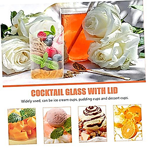 NOLITOY 80 pcs Glasses Appetizers Reusable Heart Small Sundaes Dessert Cake Portion Xcm Entrees Clear Shooter Cuakes Party Catering Cream Oz Bowls Trifle Tumbler Parfait Samplers Parties