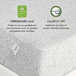 Nod by Tuft & Needle 8-Inch Queen Mattress, Adaptive Foam Bed in a Box, Responsive and Supportive, CertiPUR-US, 100-Night Sleep Trial, 10-Year Limited Warranty