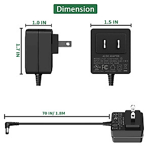 Charger Cord Power Supply for Shark VACMOP VM200 VM20026 VM200C VC200 UM200 UM205 VC205 Series 10.8V Li-ion Battery Pro Cordless Hard Floor Vacuum Mop