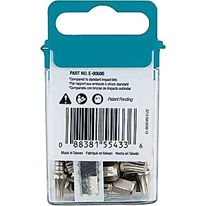 Makita E-00686 Impact XPS™ T25 Torx 1" Insert Bit, 15/pk