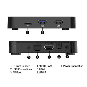 buzz tv 2021 StreamPro G2 | Android TV 4K | 2GB RAM |16GB Internal Memory with Bonus ARQ-100 Wireless Air Mouse Keyboard Remote