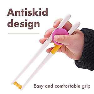 5 Pairs Easy to Use Cheater Training Chopsticks for Children and Adults Fashion Helper Training Toy Reusable Kids Learnings Chopstick