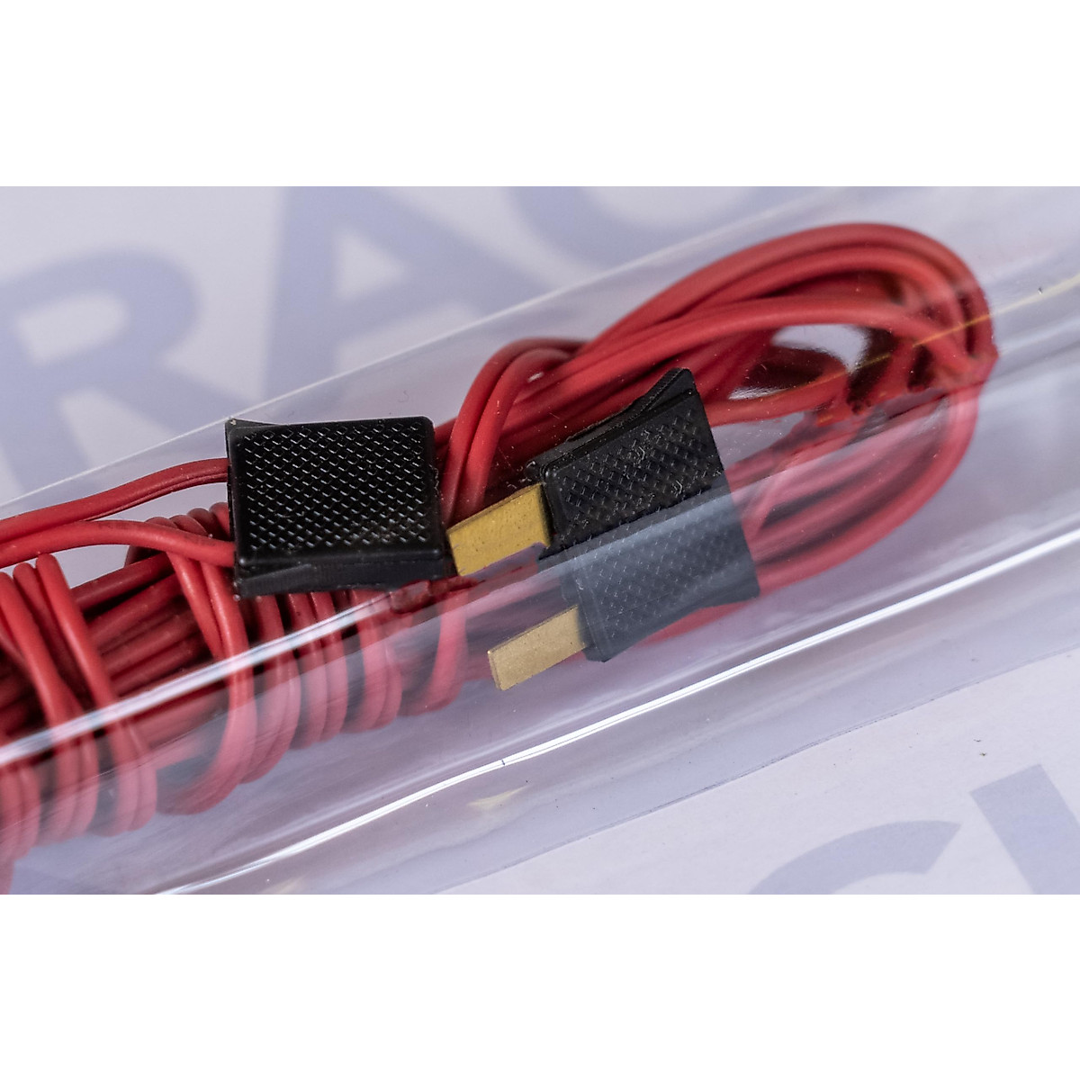 Bachmann Trains - E-Z TRACK - 10’ POWER EXTENSION WIRE - RED (1/card)