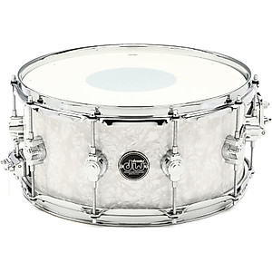 DW Performance Series Snare Drum - 6.5 Inches X 14 Inches White Marine Finish Ply