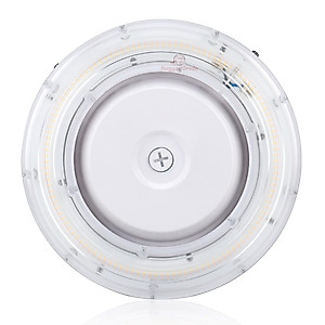 RuggedGrade Color Selectable 30K/40K/50K - Radium II Series - 8,200 Lumens - 55 Watt - LED Canopy Light - White Housing - DLC Premium 5.1