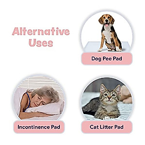 Waterproof Disposable Changing Pads for Baby - Triple Layer Protection Disposable Diaper Changing Pad - Odor Neutralizer Baby Disposable Changing Pad - 50 Star Liners - 17" x 24"