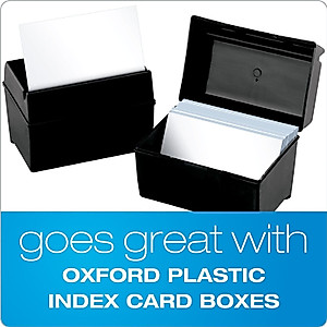 Oxford 31EE Ruled Index Cards, 3" x 5", White, 1,000 Cards (10 Packs of 100) (31)