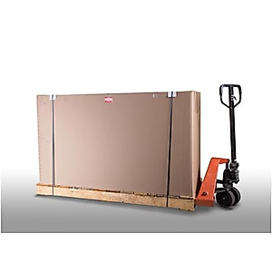 NIGHT & DAY Furniture Murphy Cube Cabinet Bed Pre-Assembled (Cherry, Queen)