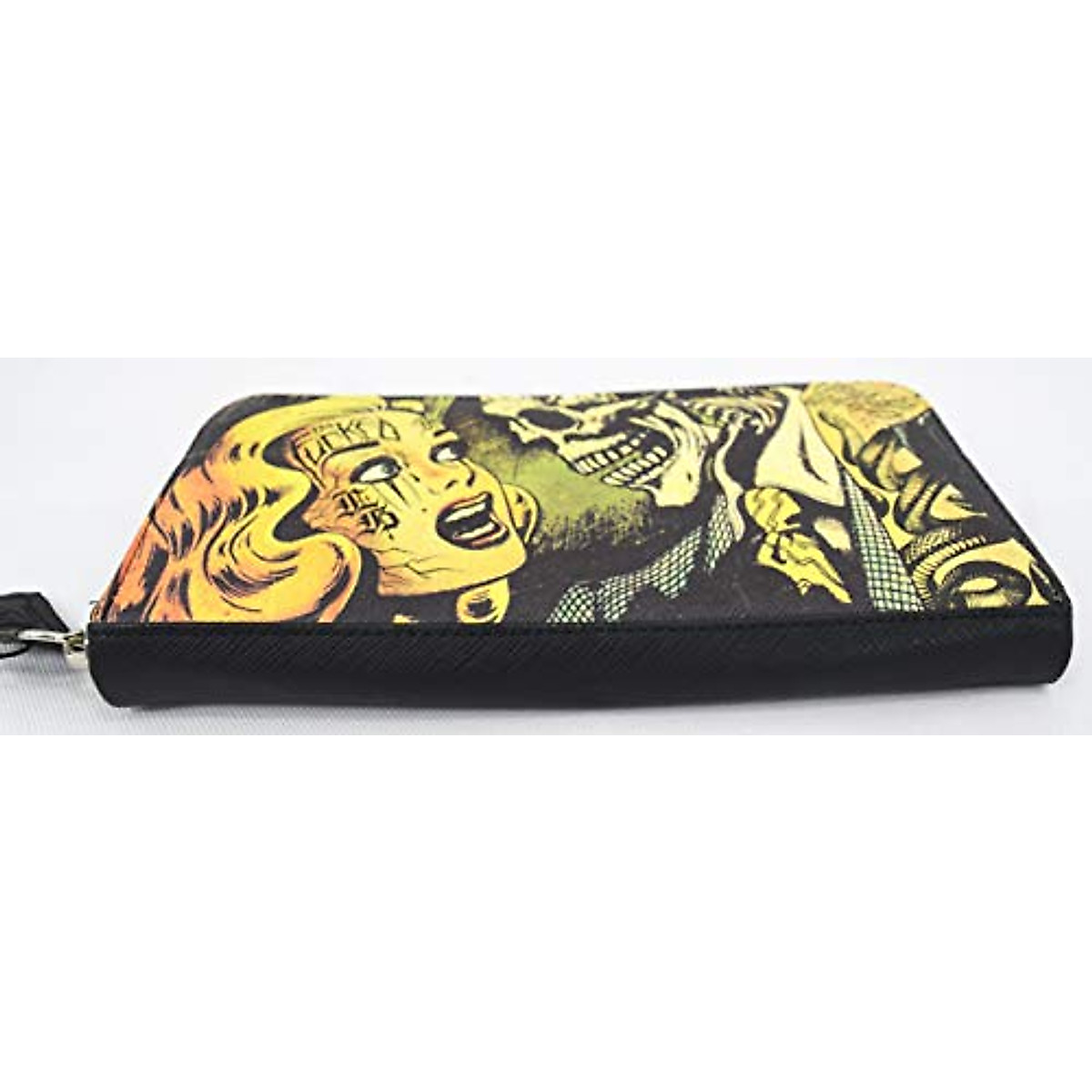 Liquorbrand Horror B Movie cartoon zip around clutch Wallet