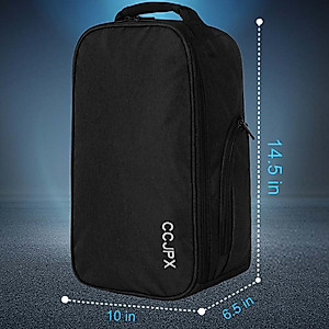 AGSDON Golf Shoe Bag Men, Shoe Travel Bag, Zippered Sport Shoe Bag