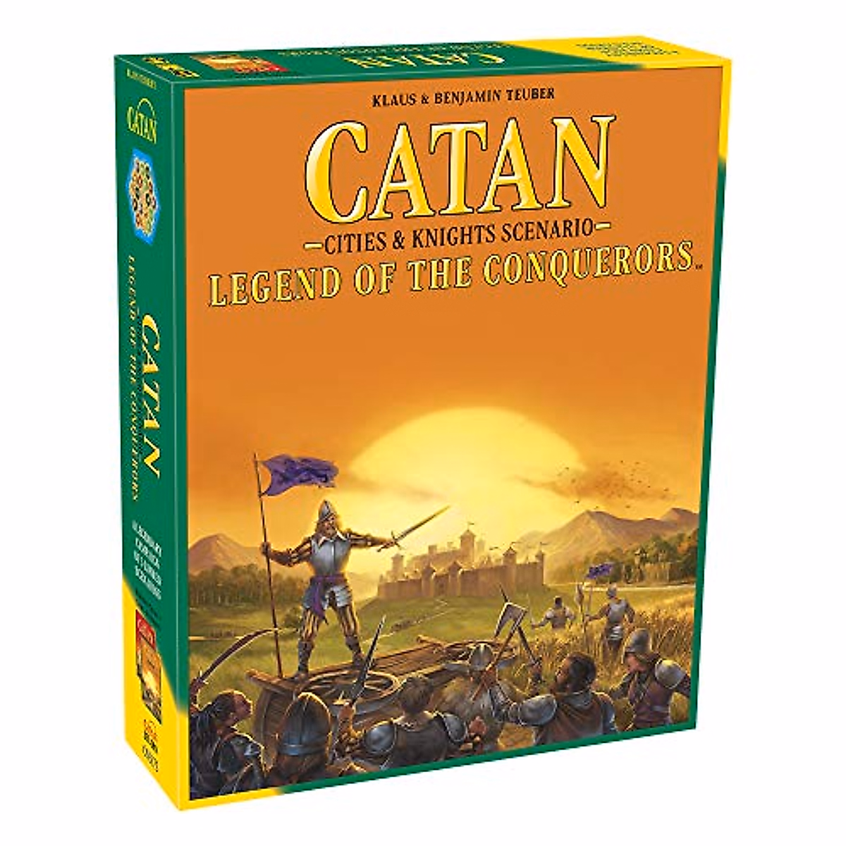CATAN Legend of The Conquerors Scenario for CATAN Cities and Knights Board Game Expansion | Family Board Game | Adventure Board Game | Ages 12+ | for 3 to 4 Players | Made by Catan Studio