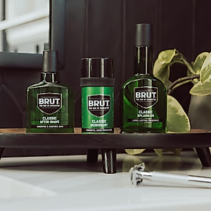 Brut Splash-On Original Fragrance - Bold, Masculine Cologne for Men - Long Lasting Mens Fragrance With Spicy Woods, Floral, and Citrus Notes - 7 oz