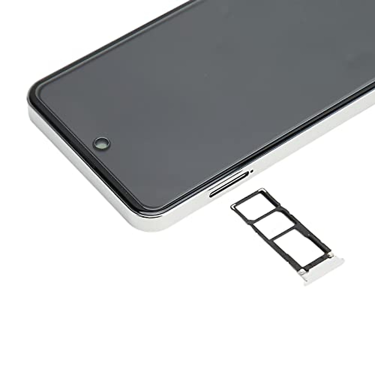 TUORE Smartphone, Cell Phone 6.82 Inch Dual Card Dual Standby RAM 8GB ROM 256GB for Playing Games (Silver)