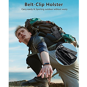 for Motorola Moto G-Stylus 5G-2022 Case: Military Grade Drop Proof Protection Rugged Protective Cell Phone Cover with Belt Clip Holster Kickstand & Slide |Shockproof TPU Matte(Belt-Clip Black)