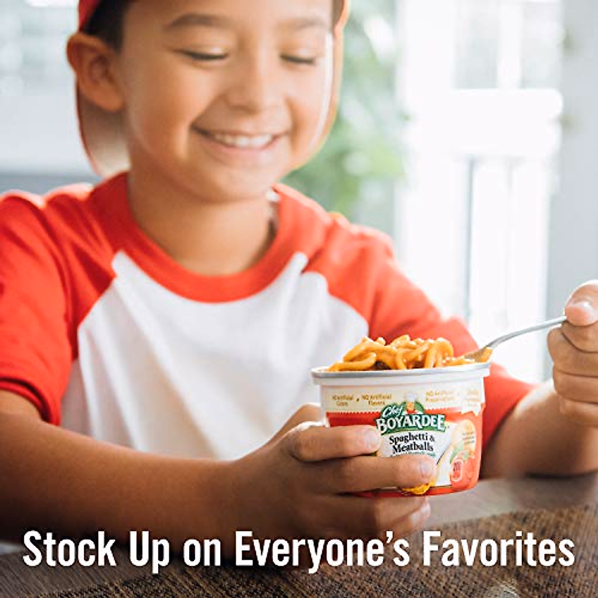 Chef Boyardee Mini Spaghetti Rings and Meatballs, Microwave Food, 7.5 OZ Microwaveable Bowl (12 Bowls)