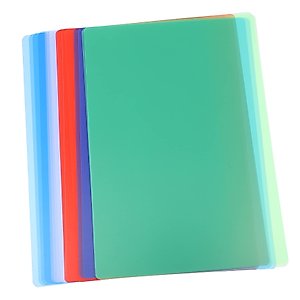 GATHINESS 16pcs Translucent Reading Strip Epoxy Resin Mat Dyslexia Reading Strips Clipboard Plastic A4 Kids Cutting Board - Craft Mat Dyslexia Tools for Kids Tools PVC Clay Test Paper Child