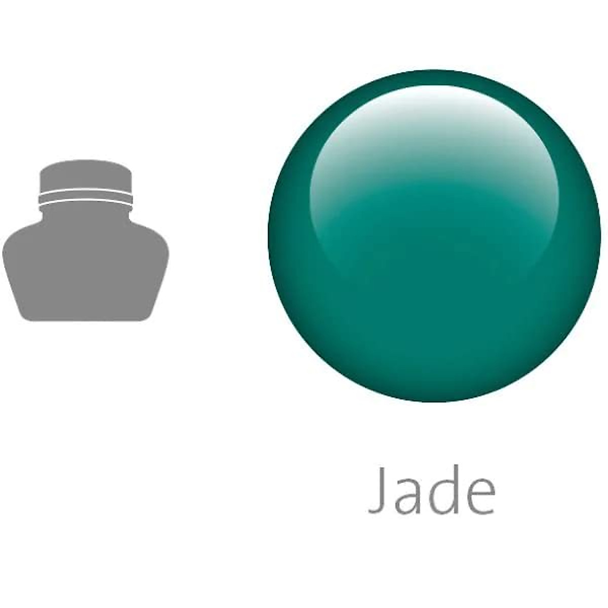 Pelikan Edelstein Bottled Ink for Fountain Pens, Jade, 50ml, 1 Each (339374)