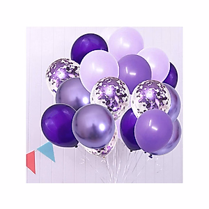 Sweet 16th Birthday Decorations for Girls Happy 16 Birthday Backdrop Banner,Purple Balloon Garland Kit for Teen Her Sixteen Sweet 16 Birthday Party Decorations,16th Birthday Party Supplies Bday Decor
