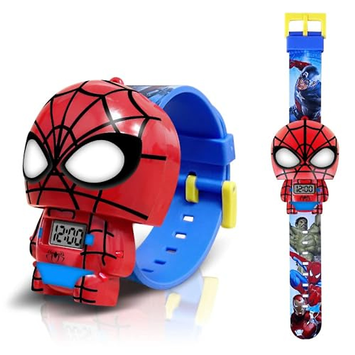 Joyday Superhero Kids Watch, Kids Digital Watch for Boys Girls, Easy Read Cute Cartoon Wrist Watches Toy, Gift for Holiday, Birthday, Christmas