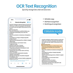 HXBER Mini Printer, Mini Pocket Thermal Instant Photo Printer Label Maker Machine BT Wireless Connect Compatible with Android or iOS APP Support Receipt Label Memo Sticker Notes Lists Scrapbook DIY