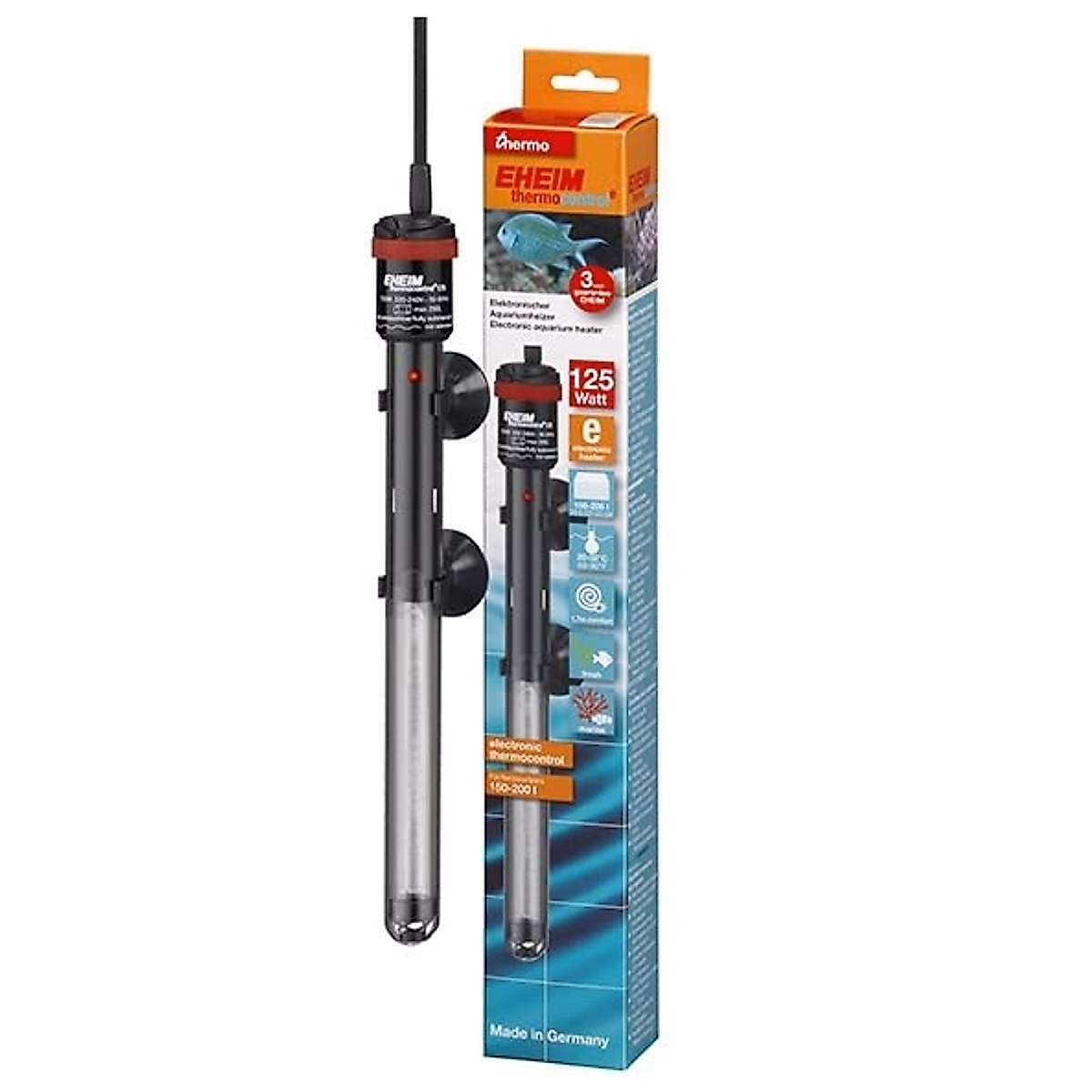 Eheim Thermocontrol e125 Heater, Black, Wattage: 125W (AEH3635090)