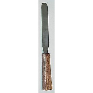 SEOH Spatula Wooden Handle 8 inch Stainless Steel Polished