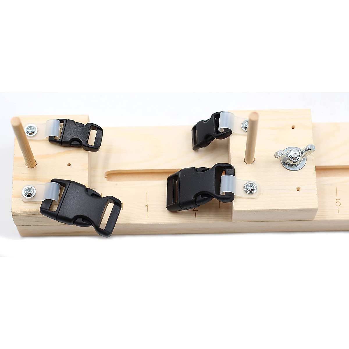 Preamer Paracord Braiding Weaving Jig Bracelet Maker Parachute Cord Loom Wristband Tool