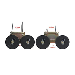 Extreme Max 5800.0200 Power Wheels Drivable Steerable Snowmobile Dollies - Standard, Fits Skis Up To 7" Wide, Off-Road Compatible,Gold