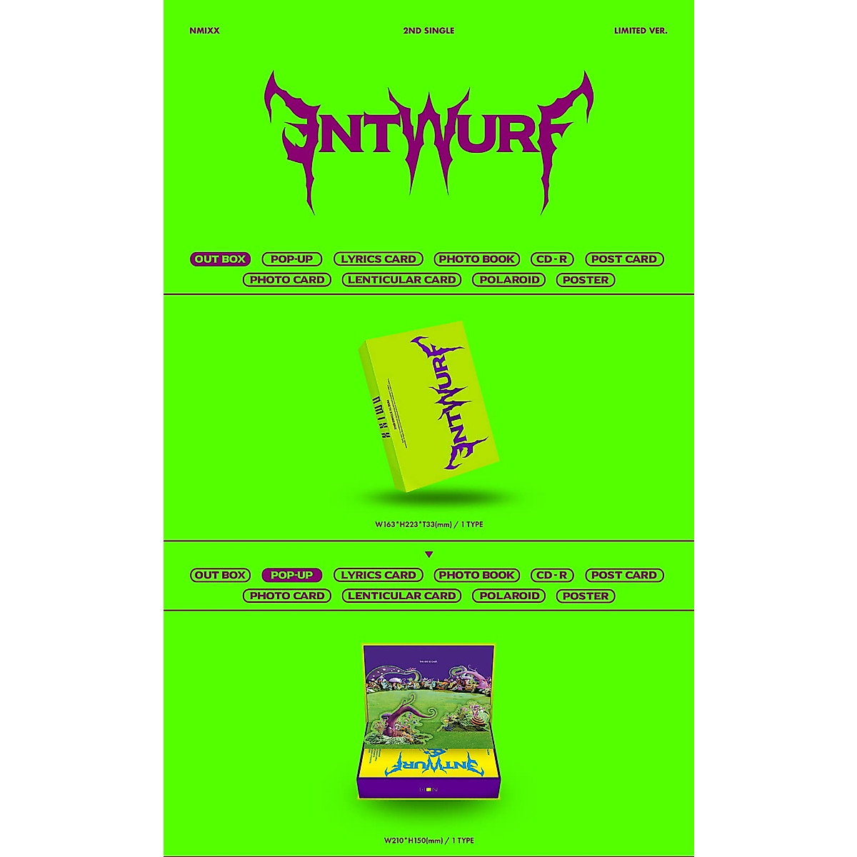 NMIXX - ENTWURF (Limited Ver.) CD