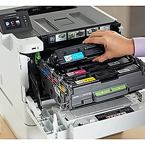 Brother Color HL-L8360CDWT Business Wireless Single-Function Laser Printer - Print Only - 2.7" Touchscreen, 33 ppm, 600 x 2400 dpi, 1GB Memory, Auto Duplex Printing, Dual Trays, NFC, Ethernet, Cbmoun