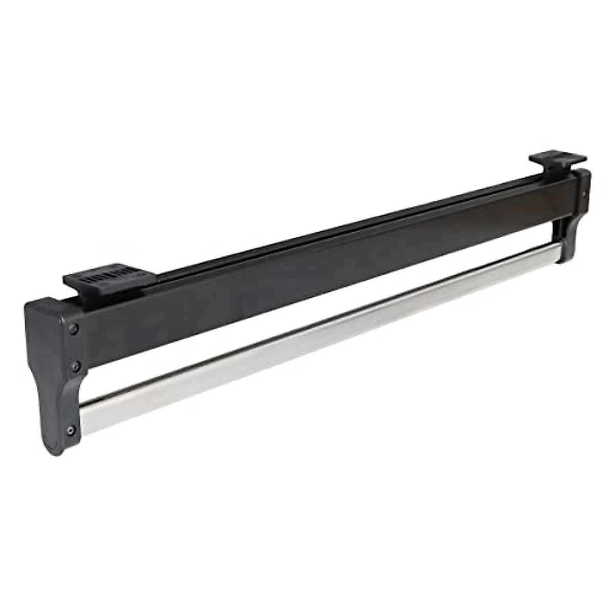 NERILEE 21.6" Heavy Duty Pull-Out Closet Valet Rod Adjustable Wardrobe Clothing Rail Top Mount Wardrobe Hanger Rack Bar Ball Bearing Slide