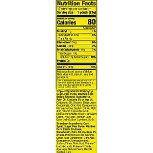 Gushers Fruit Flavored Snacks, Strawberry Splash and Tropical, 12 ct