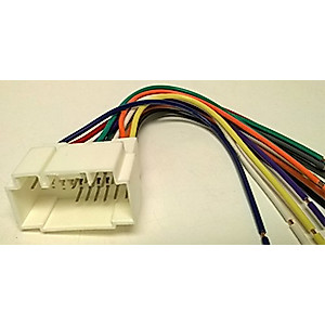 Wire Harness for Installing a New Radio into a Suzuki, SX4, 2007, 2008, 2009, 2010, 2011, 2012, 2013