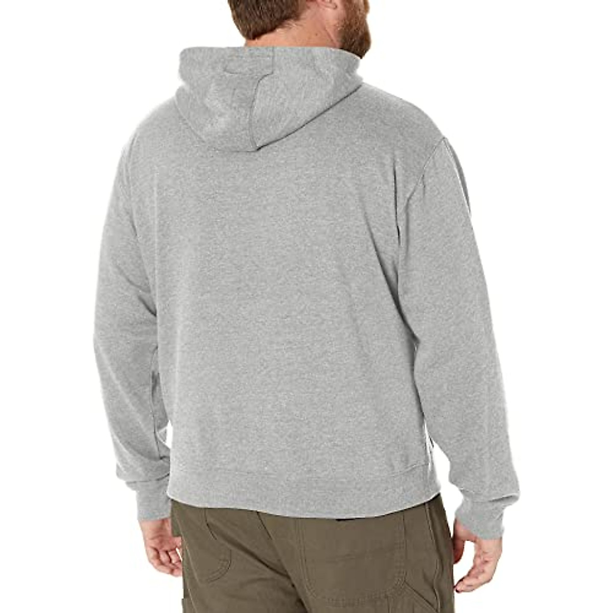 Dickies Men's Pullover Fleece Hoodie, Heather Gray, Large