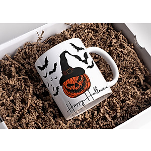 Halloween Mug, 12oz Ceramic Mug, Dishwasher and Microwave Safe, High Quality Sublimation, Perfect Gift For Halloween, Perfect Fall Gift, By Blair's Best Gifts LLC