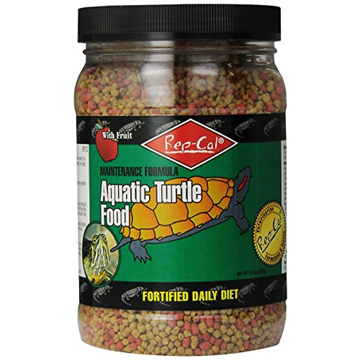Rep-Cal SRP00810 Aquatic Turtle Food, 15-Ounce