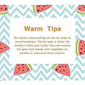 Stingmon 20 Roll Fly Traps Outdoor, Fruit Fly Trap for Indoors, Fly Paper, Hanging Sticky Fly Strips Fly Tape Fly Catcher Fly Ribbon Fly Killer Gnat Traps for Plants Kitchen, Family Farm